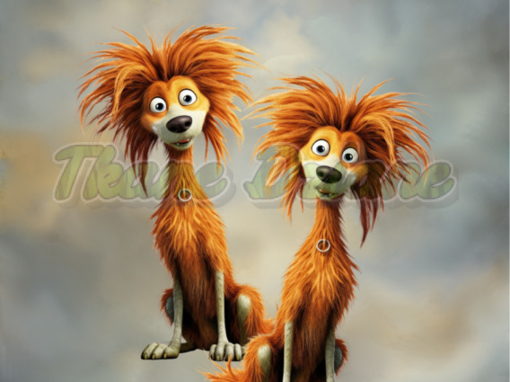 TkaneDziane.pl > PANEL DRUKOWANY DWA RUDE - TACY Z RANA NIEUCZESANI TŁO MIK3 NR 1